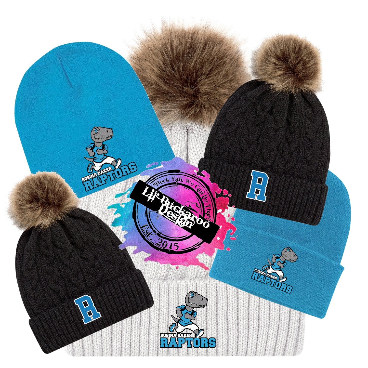 RB Raptors – Toques – Lil' Buckaroo Design