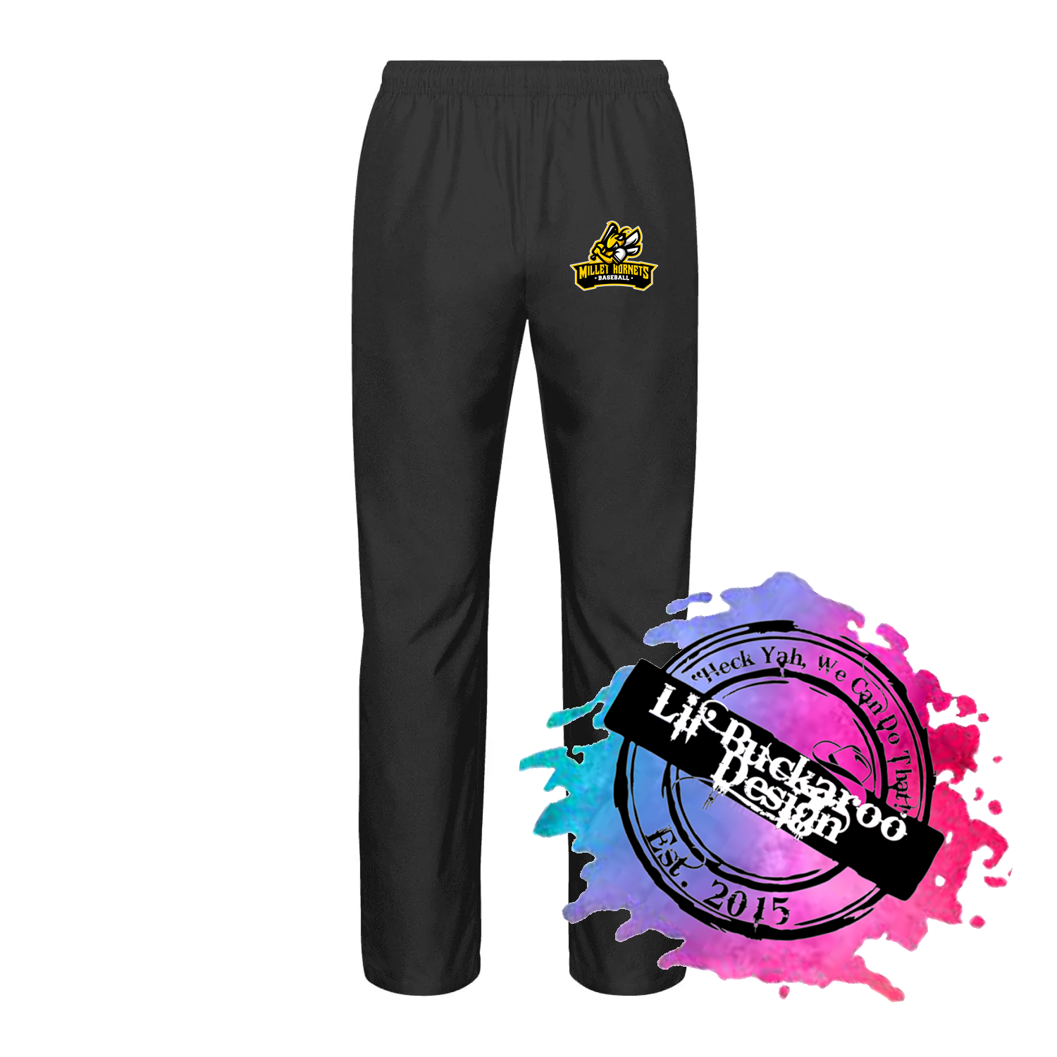 Millet Baseball – Track Pants – Lil' Buckaroo Design